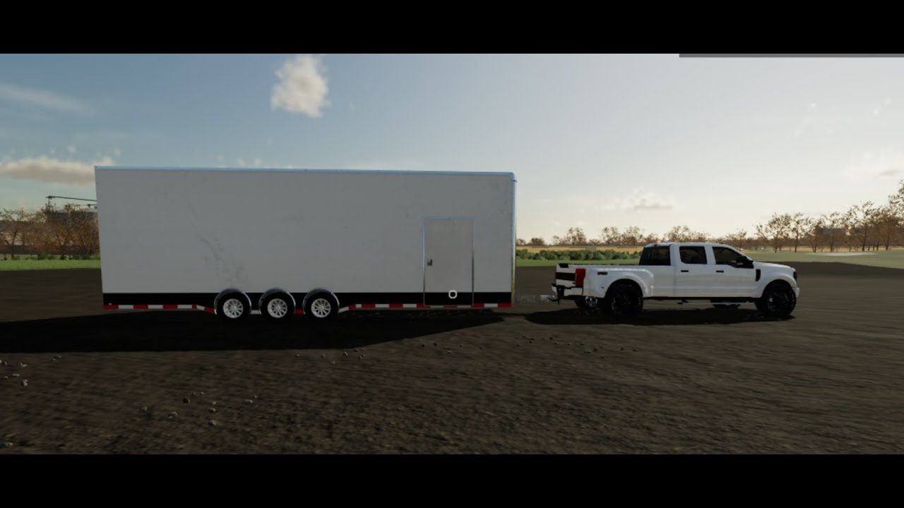 New enclosed stacker trailer {fs22) - YouTube