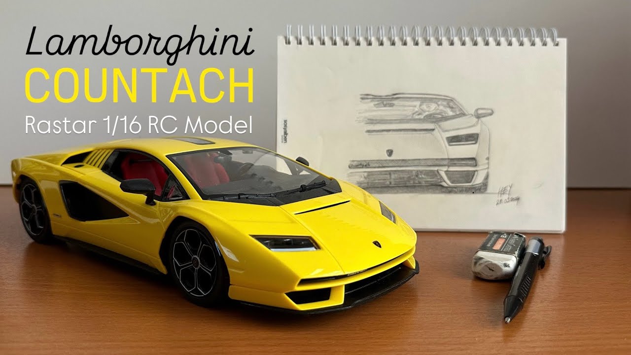Rastar Lamborghini Countach LPI 800-4 1/16 Scale - YouTube