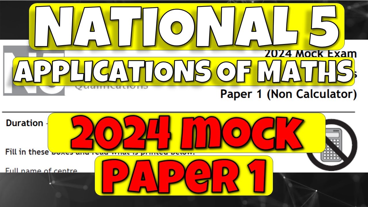 National 5 Applications Of Maths 2024 Mock Paper 1 Full Solutions national-5-applications-of-maths-2024-mock-paper-1-full-solutions