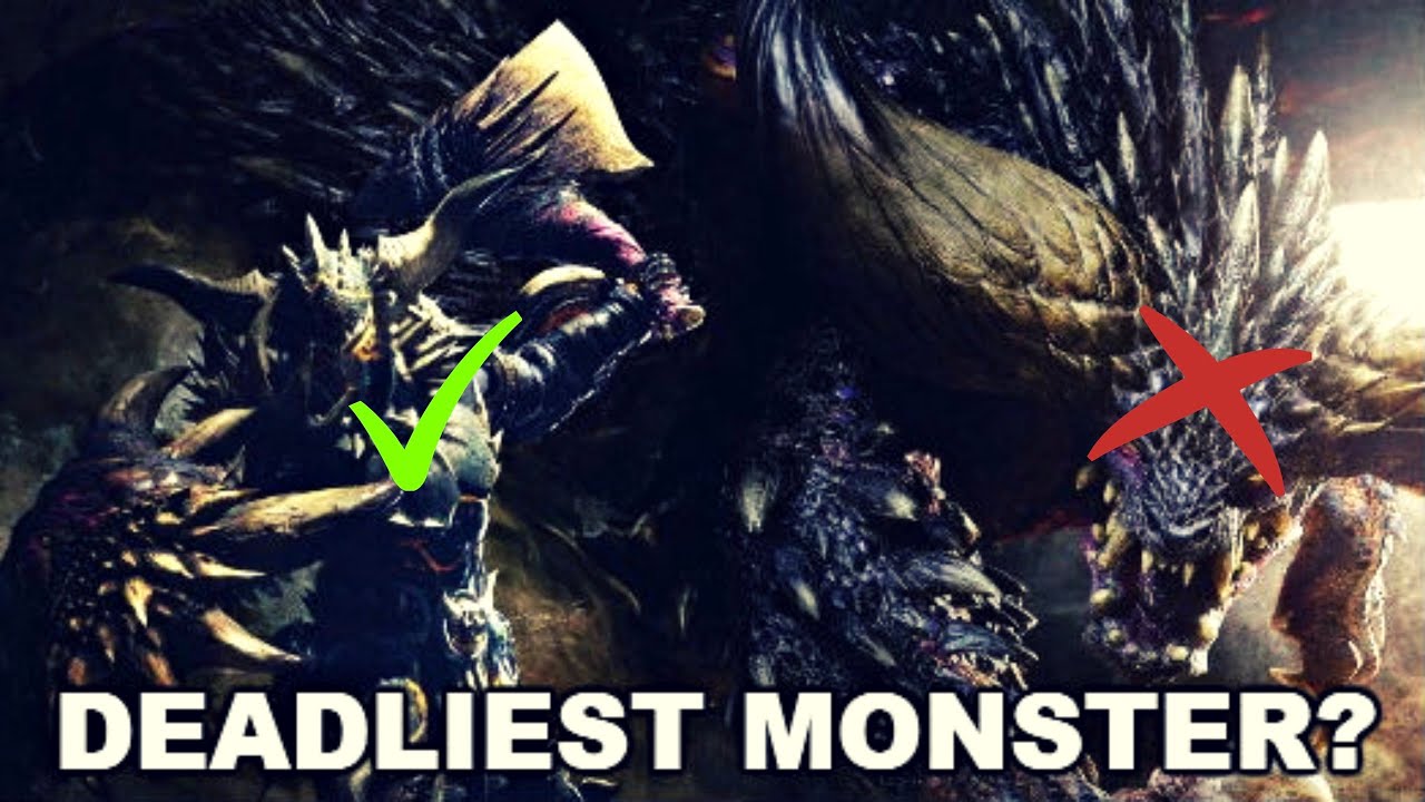 Monster Hunter World Lore: Who is the DEADLIEST Monster? (MHW Lore ...