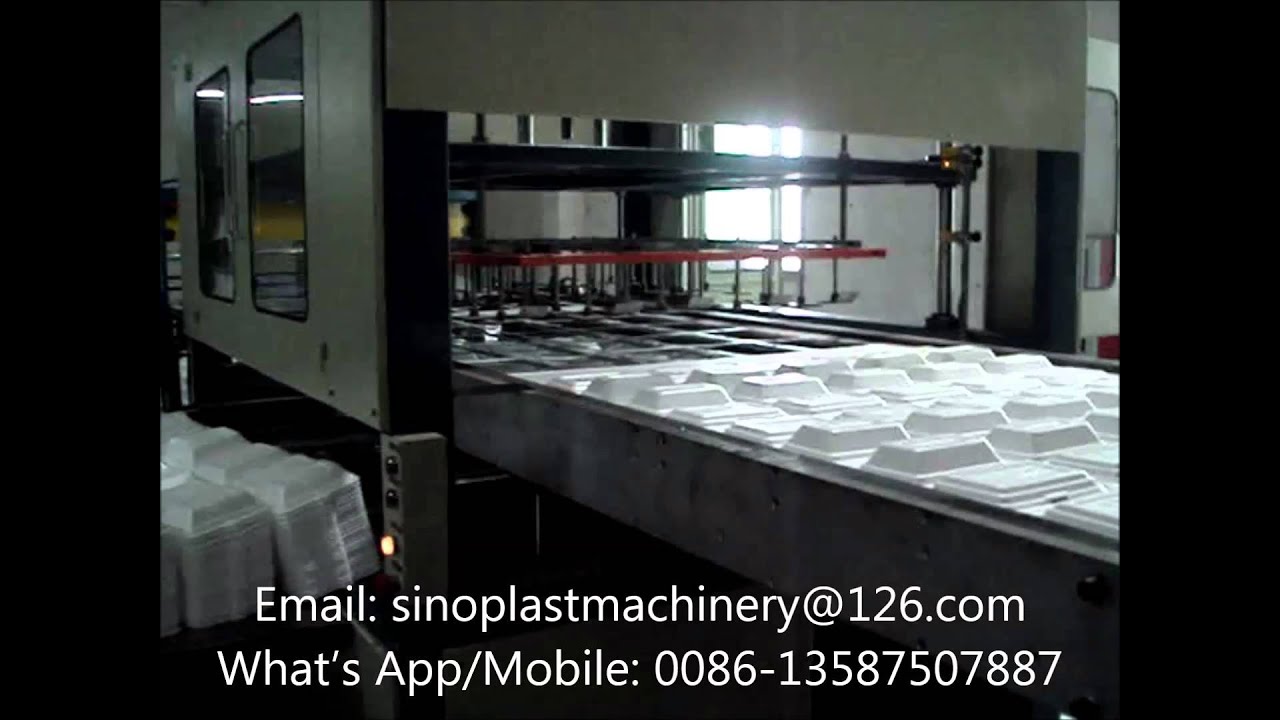 Automatic EPS Foam Lunch Box Production Line(EPS Food Box Forming ...