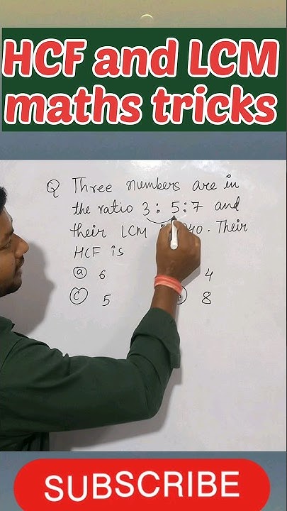 HCF and LCM || maths trick || maths puzzle || maths concept 📗📙📚 #shorts #short #youtubeshorts ...