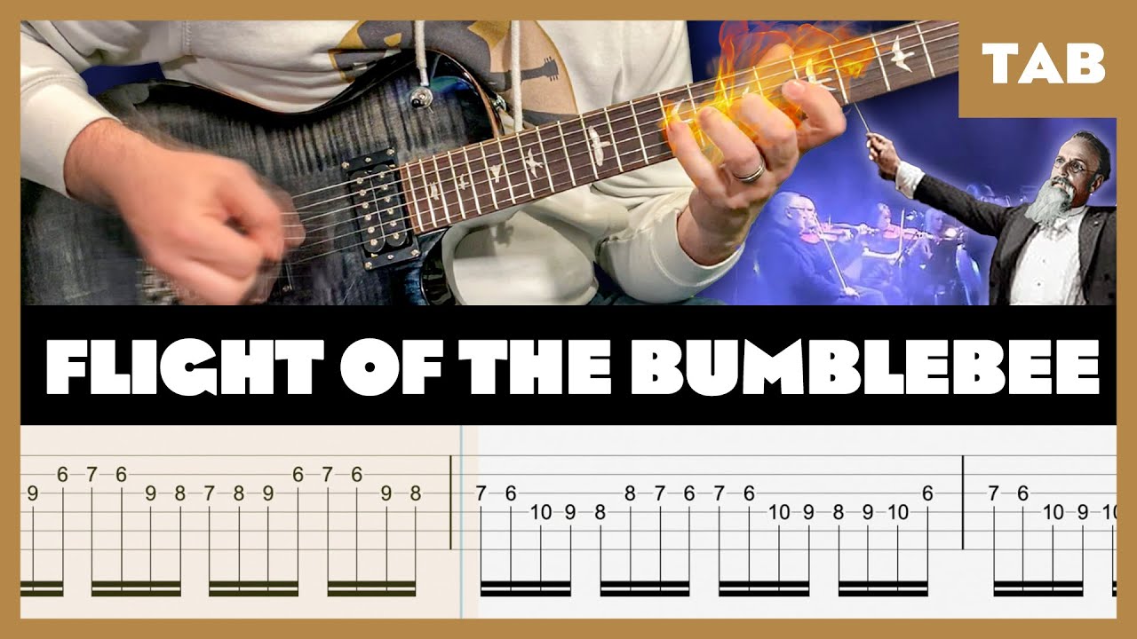 Flight of the Bumblebee - Rimsky-Korsakov - Guitar Tab | Lesson | Cover ...