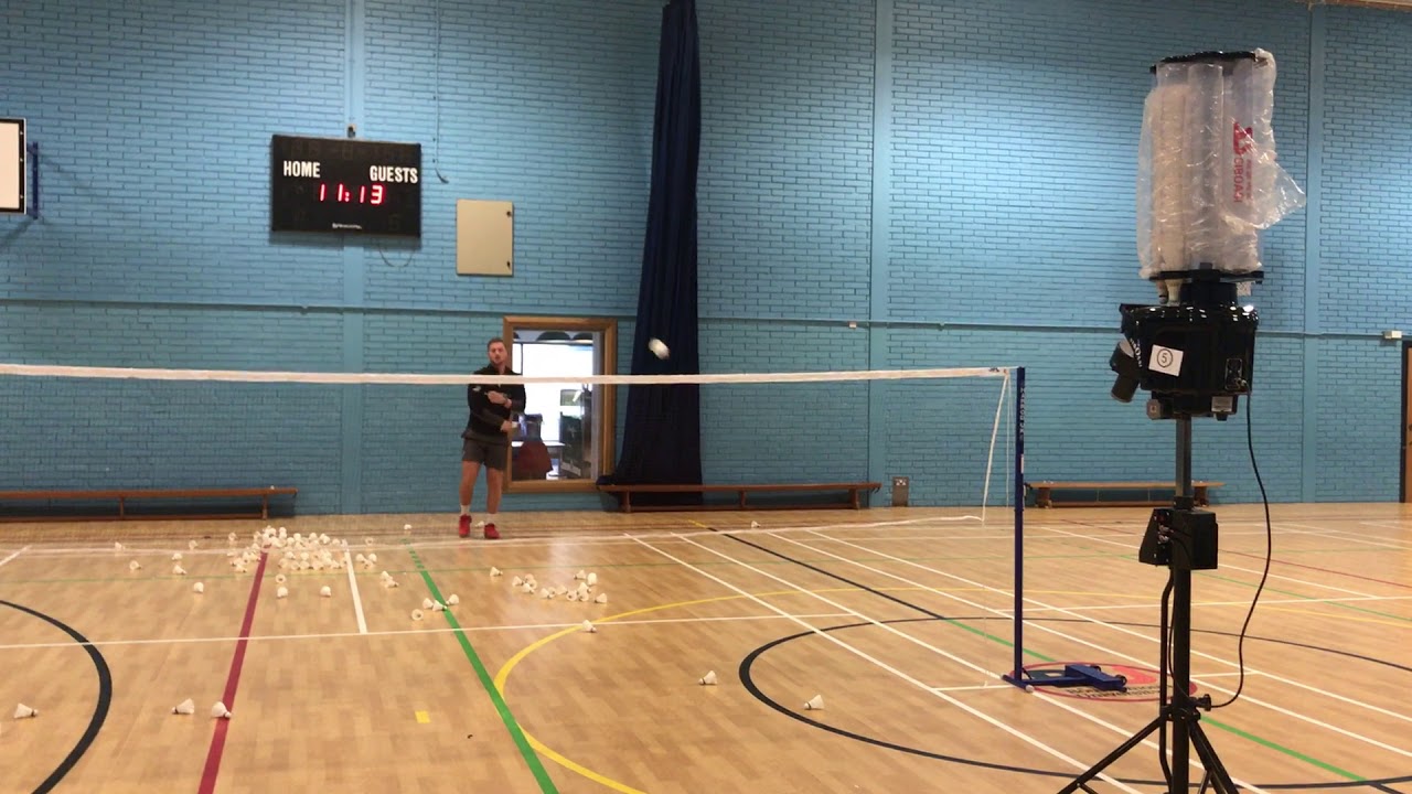 Clear for Smash - Shuttlecock Feeder Launcher - YouTube