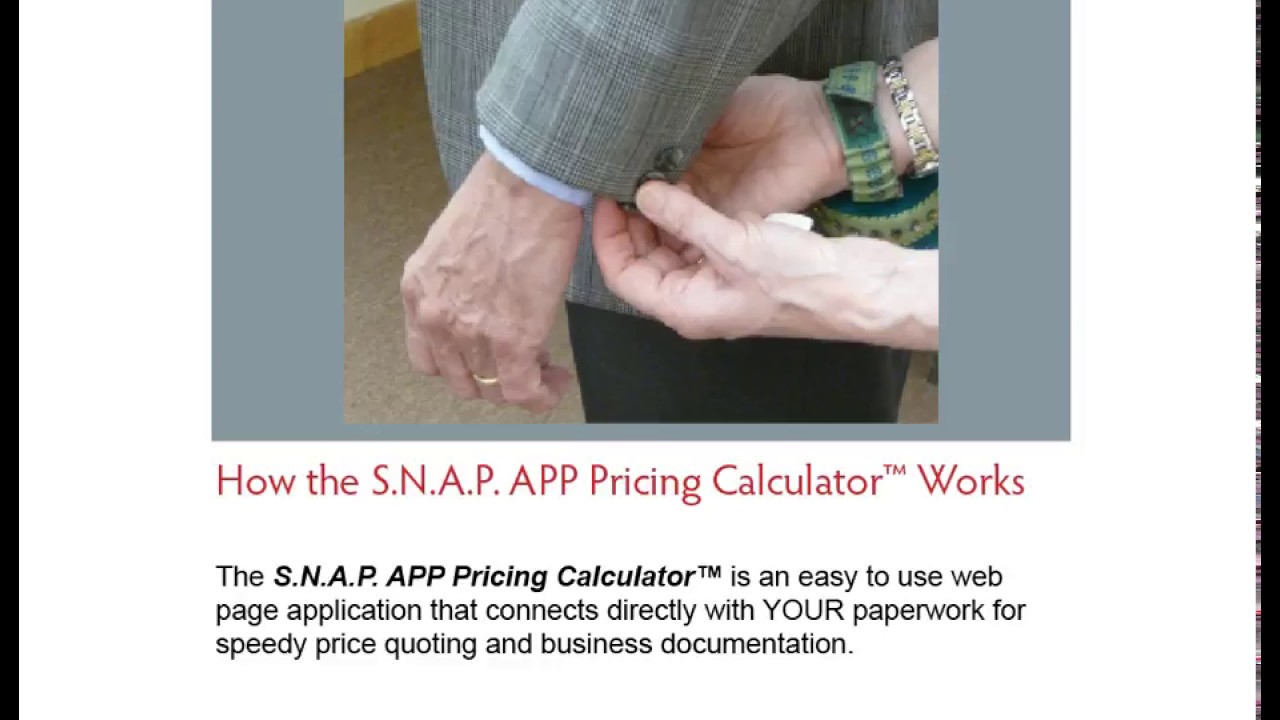 How the S.N.A.P APP Pricing Calculator Works - YouTube