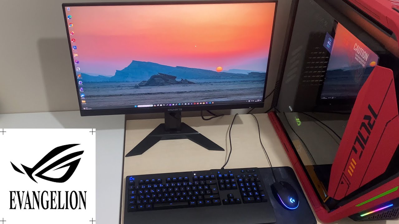 ÇEYREK ASUS ROG EVANGELION 02 ASUKA PC - YouTube