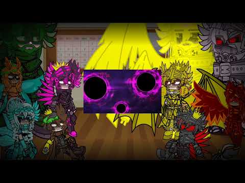 [🇧🇷/🇺🇸/🇪🇸/🇷🇺] MV kaijus+ earth kaijus react to 【MMD】-GODZILLA 星を喰う翼-
