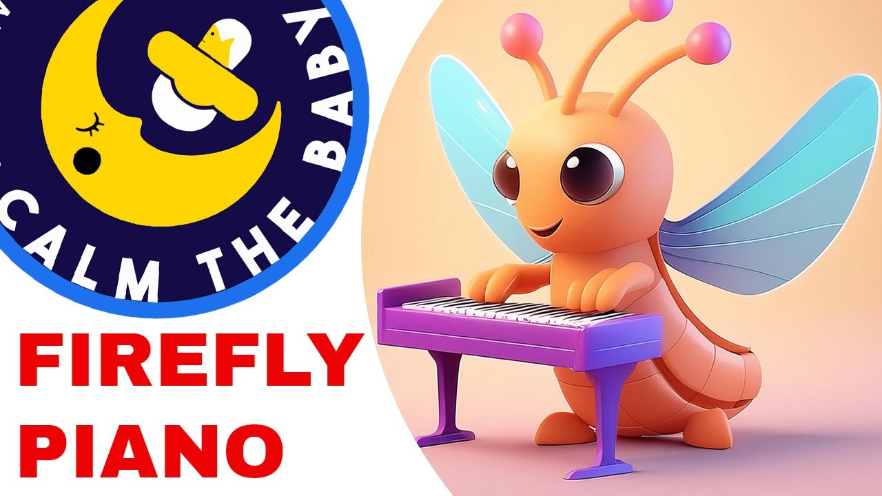 Lullaby Of Firefly Piano | Calming Baby Videos - YouTube