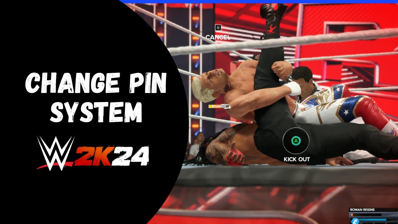 How to Change the Pin System in WWE 2k24 (Xbox, PlayStation, PC) - YouTube