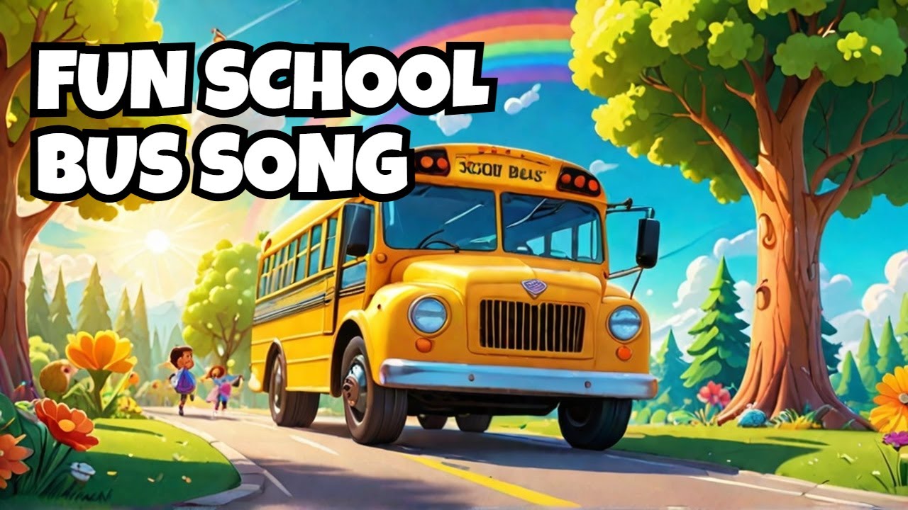 The School Bus Bop Song for Kids | Fun School Bus Ride Song ...