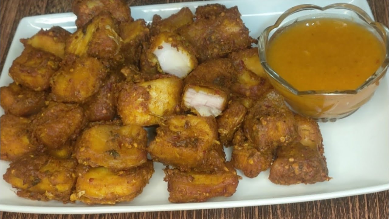 Crispy and Tasty Fish Nuggets ! Spicy Fish Snacks ! Fish Cubes - YouTube