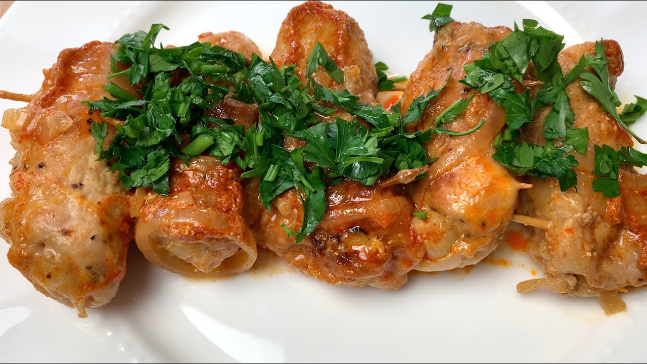Stuffed Pork Rolls - YouTube