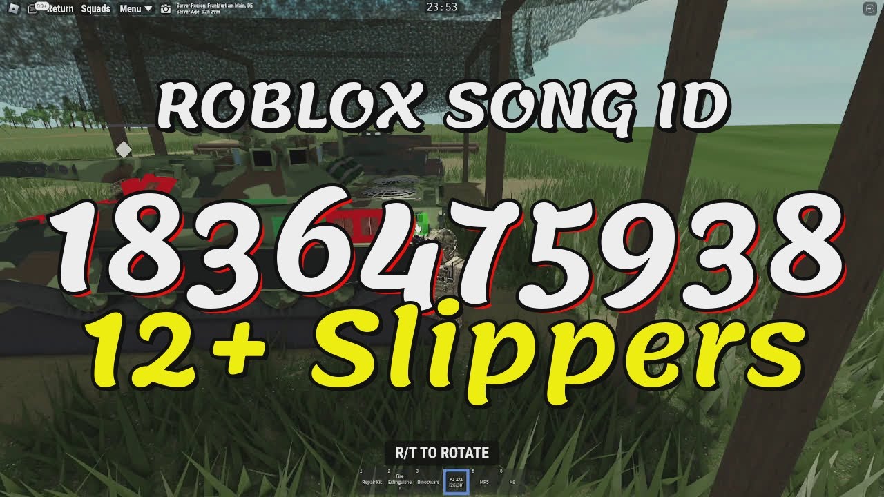 12+ Slippers Roblox Song IDs/Codes - YouTube