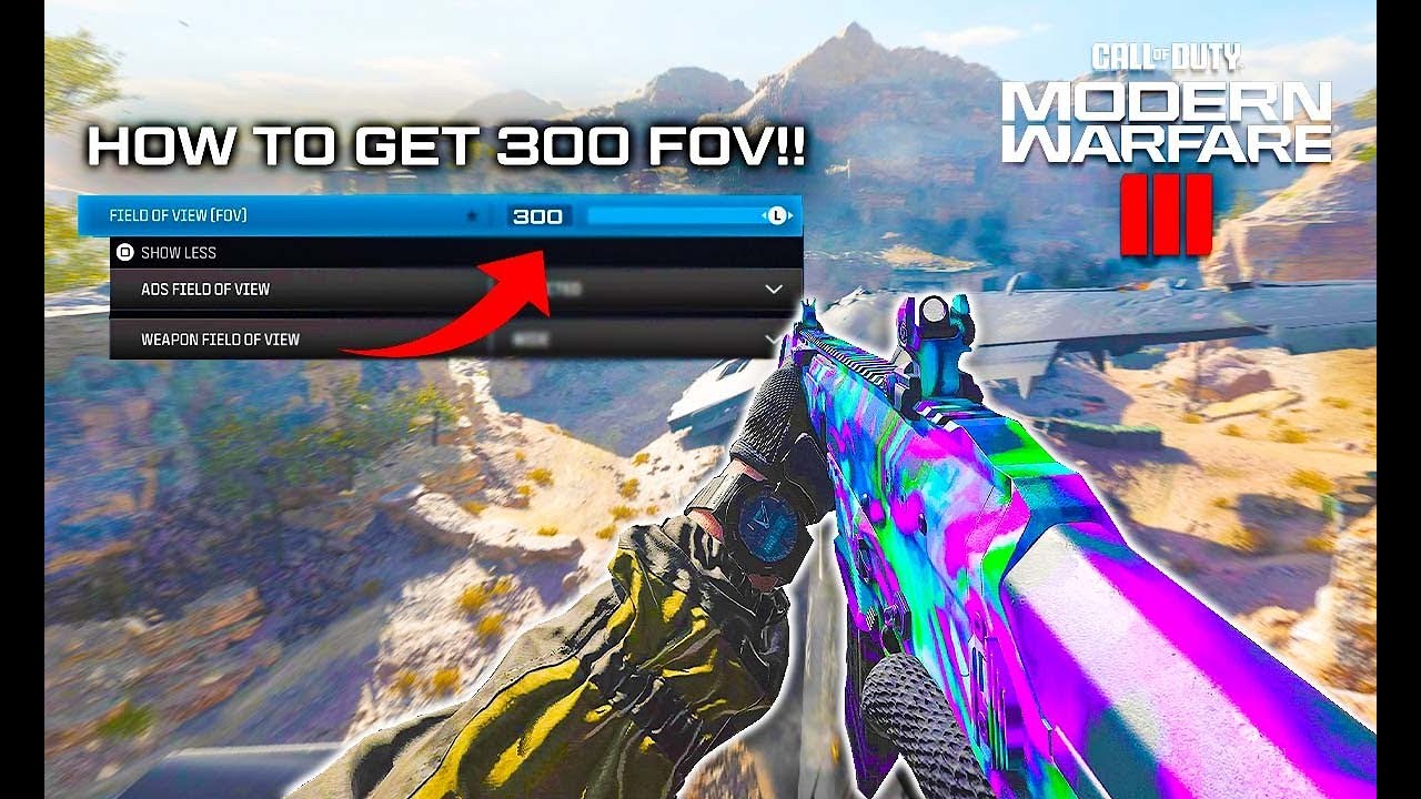 HERES HOW TO PLAY AND FIX 300 FOV ON MW3!! EASY FIX FOR THIS BROKEN ...