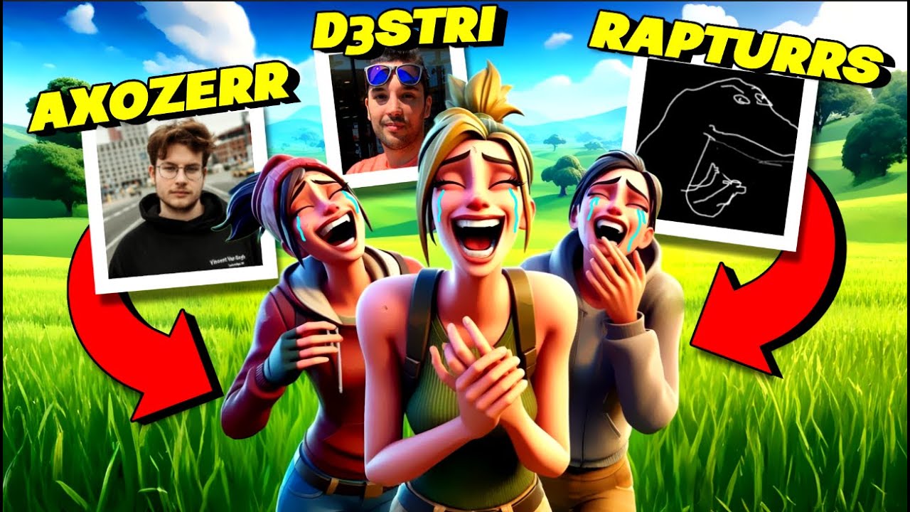 AXOZER, Rapturrs Y D3STRI en Fortnite - YouTube