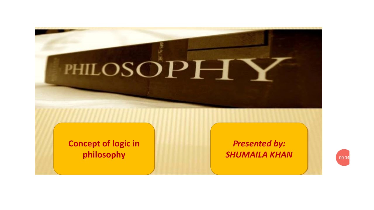 Concept Of Logic In Philosophy YouTube Concept Of Logic In Philosophy YouTube