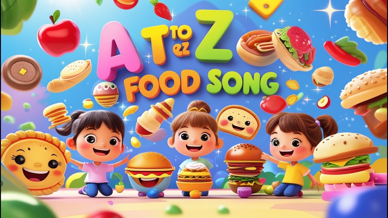 A to Z Food Song 🍎🎶 | Learn the Alphabet with Tasty Treats ...