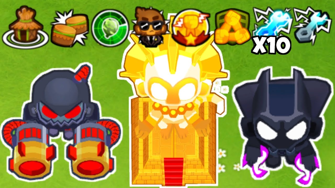 So I GOD BOOSTED EVERY 5th Tier Super Monkey In Bloons TD Battles 2 ...