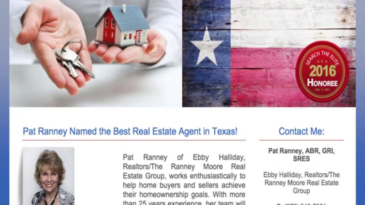 Pat Ranney Named the Best Real Estate Agent in Texas! - YouTube