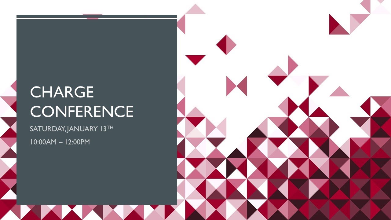 January 13, 2024 - Charge Conference - YouTube