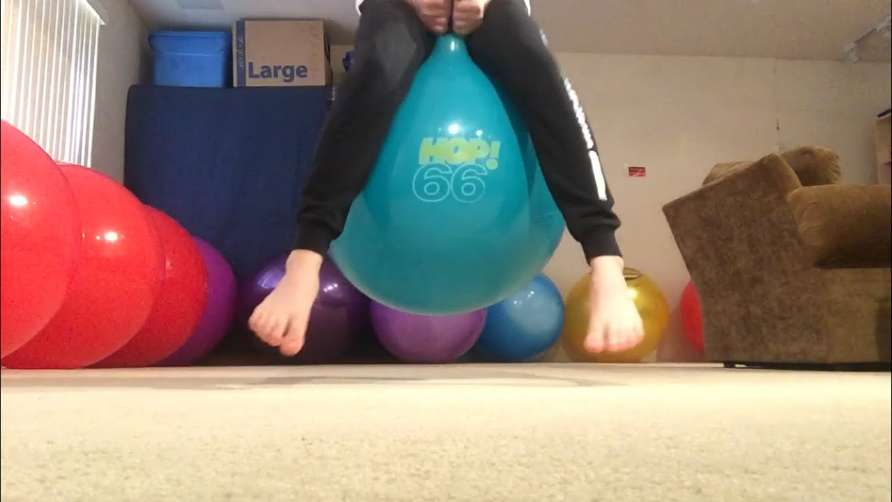 Me bouncing on a rare Turquoise hop 66 (Easter special) - YouTube