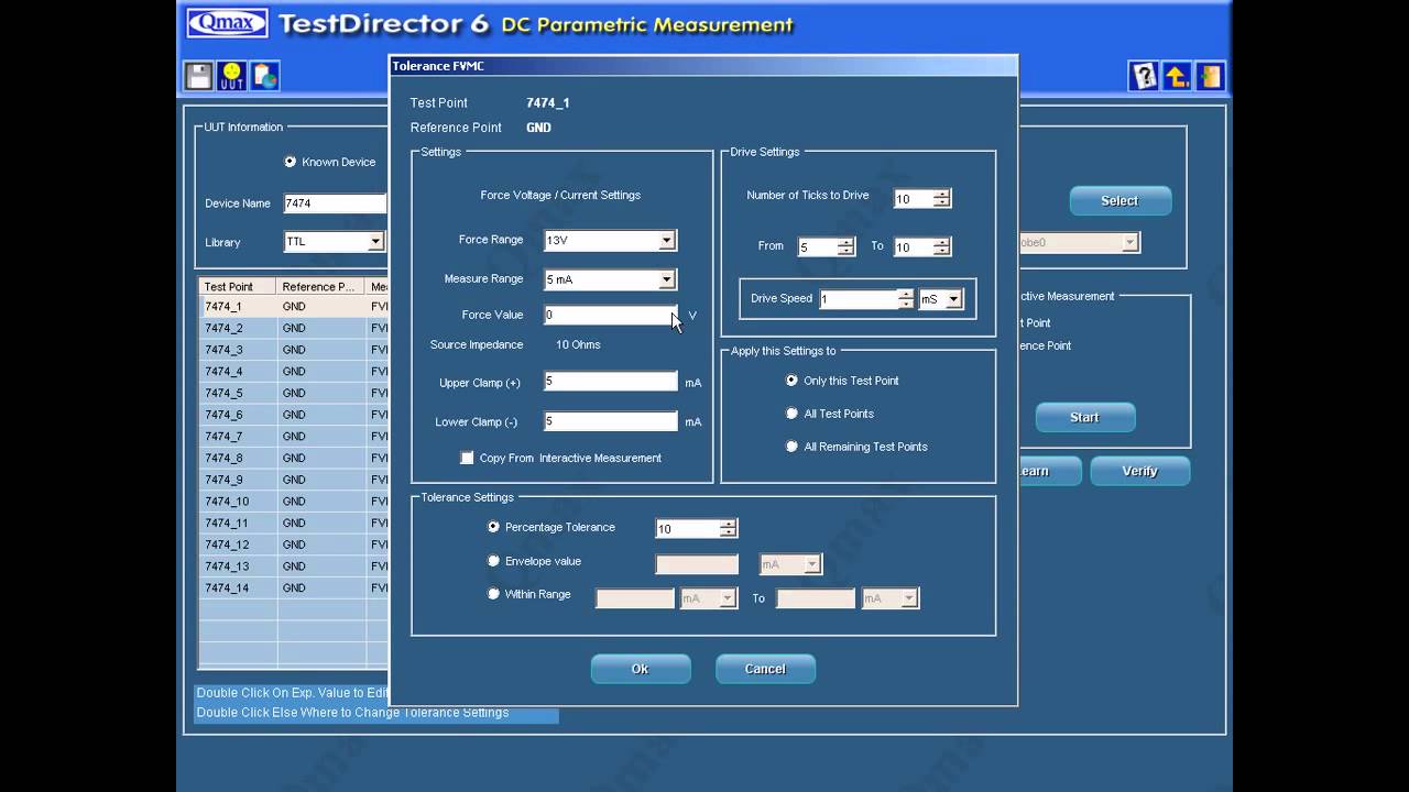 Qmax - Test Director Software - DC Parametric Feature - YouTube