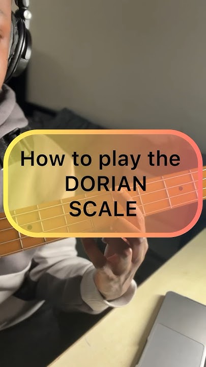 How to play the DORIAN SCALE 🎸#bass #learnbass - YouTube