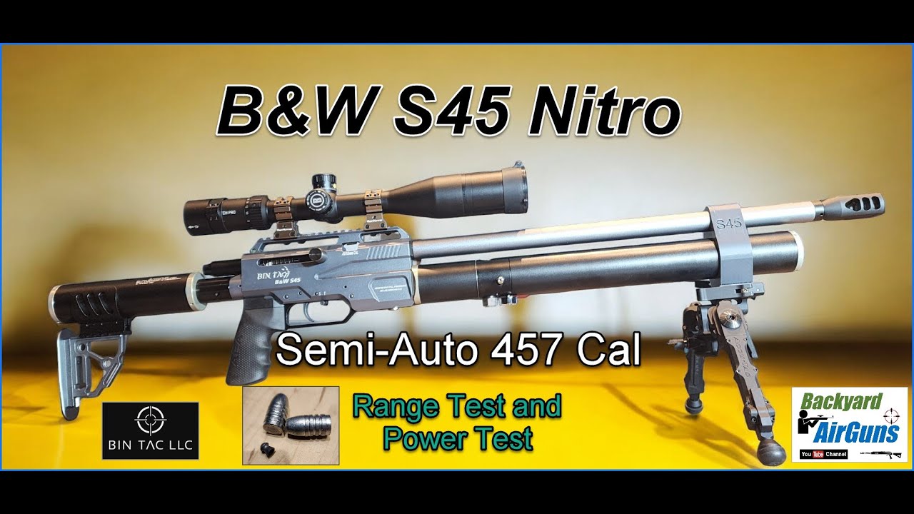 B&W S45 45 Cal Nitro – Semi Auto Demo and Power Test – EP49 - YouTube