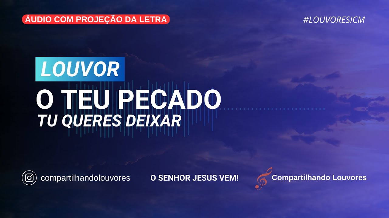 O Teu Pecado Tu Queres Deixar Harpa - RETOEDU