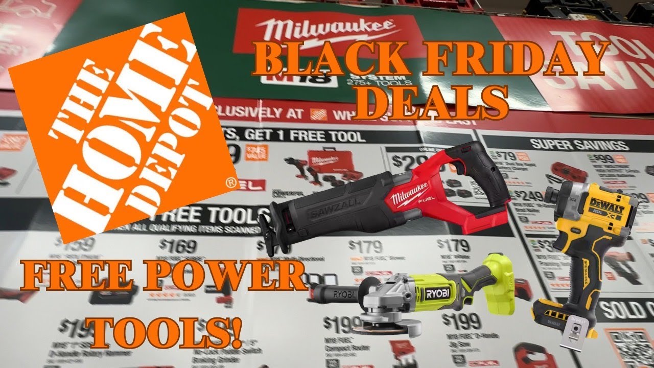 Black Friday Deals at Home Depot 2024 | Free Power Tools! - YouTube