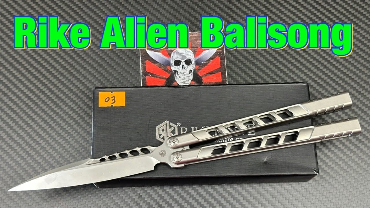 Rike Alien TBO5 Balisong !! Very limited edition ! - YouTube