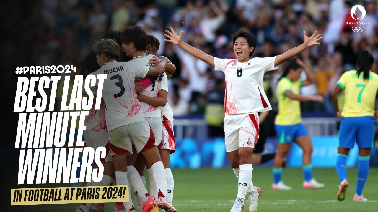 LATE DRAMA! ⚽️10 minutes of last minute winners at #Paris2024 | Top ...