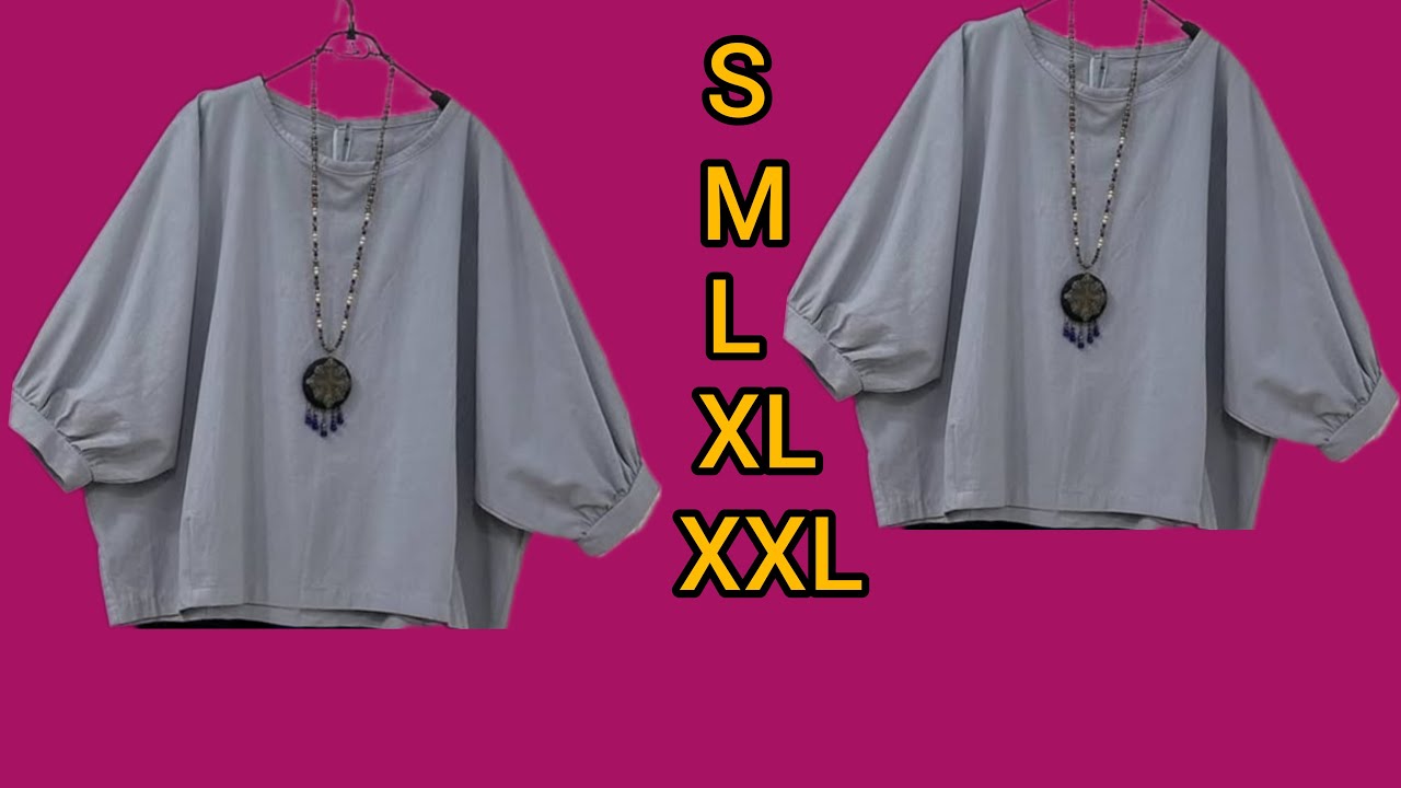 Sewing a blouse using this method is very quick and easy 💯💯 - YouTube