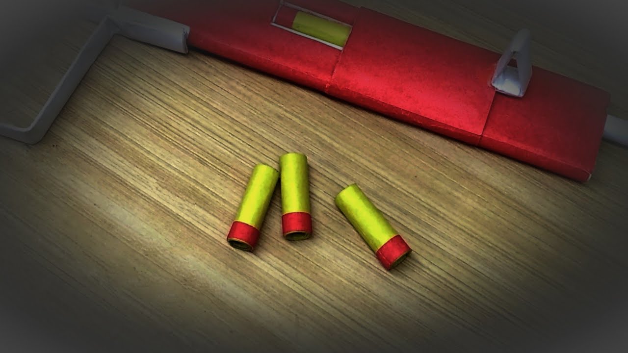 How to make Perfect Ammo from paper | Shell Ejecting Bullet | The ...