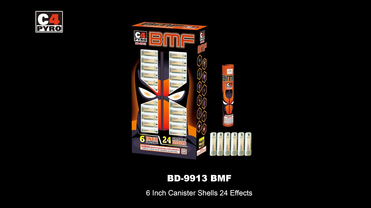 BD-9913 BMF 6 inch Canister Shells - YouTube