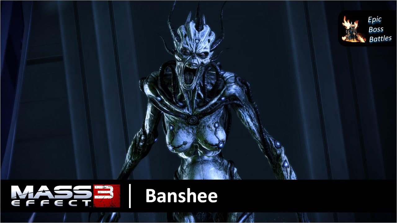 Mass Effect 3 - Banshee Boss Battle [HD] - YouTube