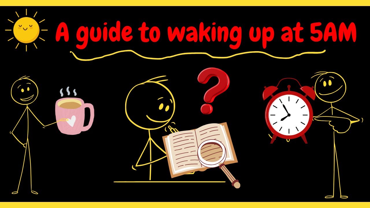 Is Waking Up at 5AM Actually Productive? Viral Stickman Figure ...