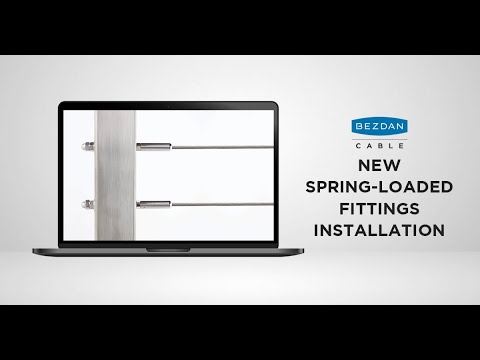 Bezdan Cable Spring-Loaded Jaw Installation - YouTube