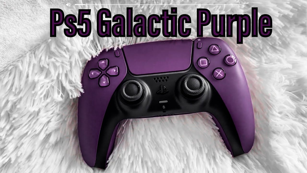PS5 Dualsense Galactic Purple Controller Unboxing - YouTube