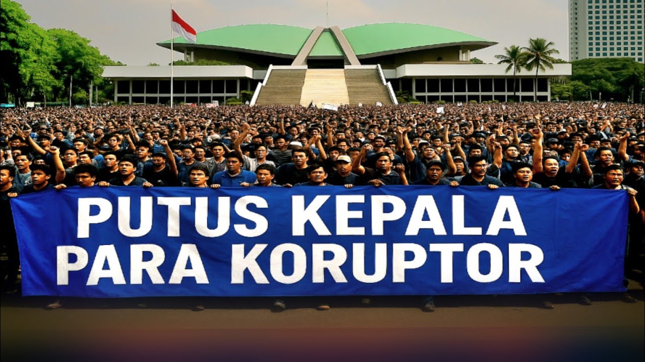 PUTUS KEP4L4 PARA KORUPTOR ‼️ Aksi Demo Depan Gedung DPR, 30 Sept 2025 ...
