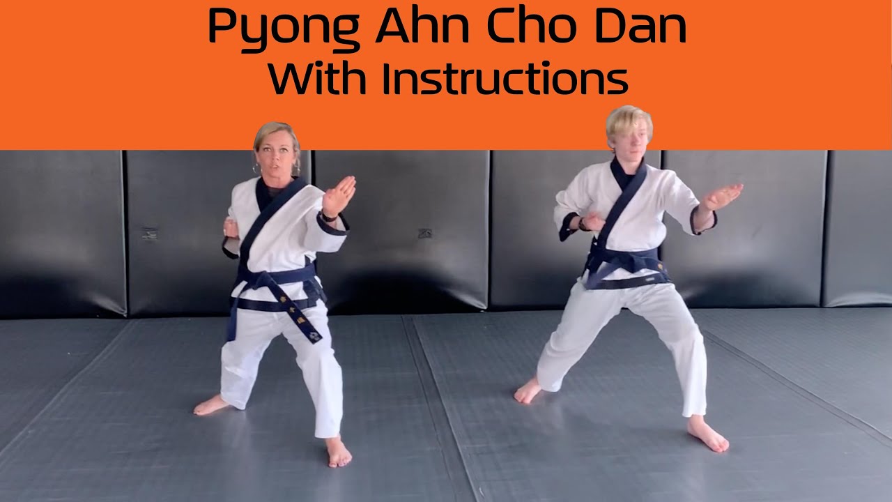 Pyong Ahn Cho Dan - With Instructions - YouTube