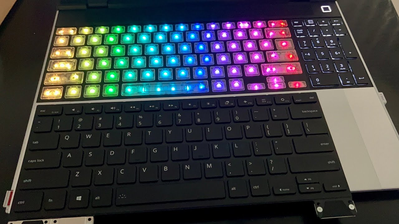 Framework 16 RGB Clear ANSI Keyboard First Impressions - YouTube