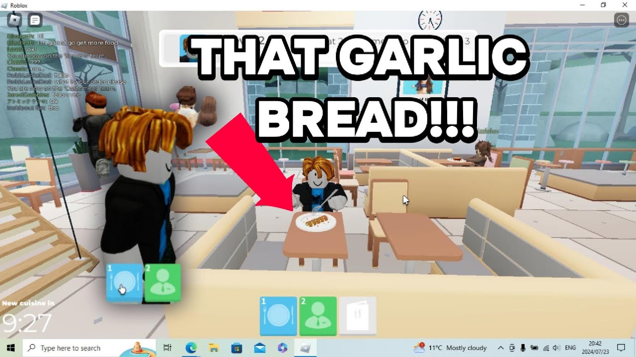 ROBLOX EPS 5 IS THIS THE BEST GARLIC BREAD EVER?? - YouTube