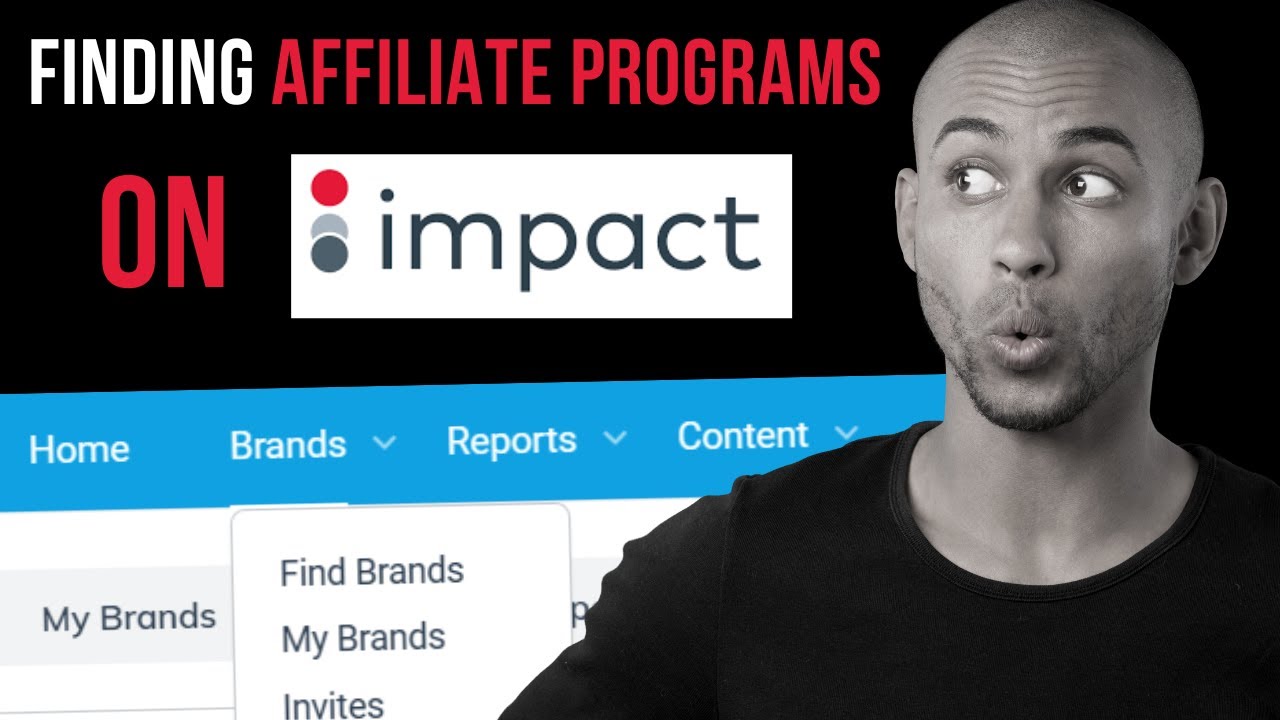 Joining Impact Affiliate Programs for Beginners: Affiliate Marketing - YouTube