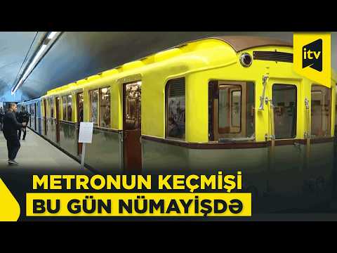 Yeraltındakı nostalji: retro vaqonlar nümayiş etdirilir