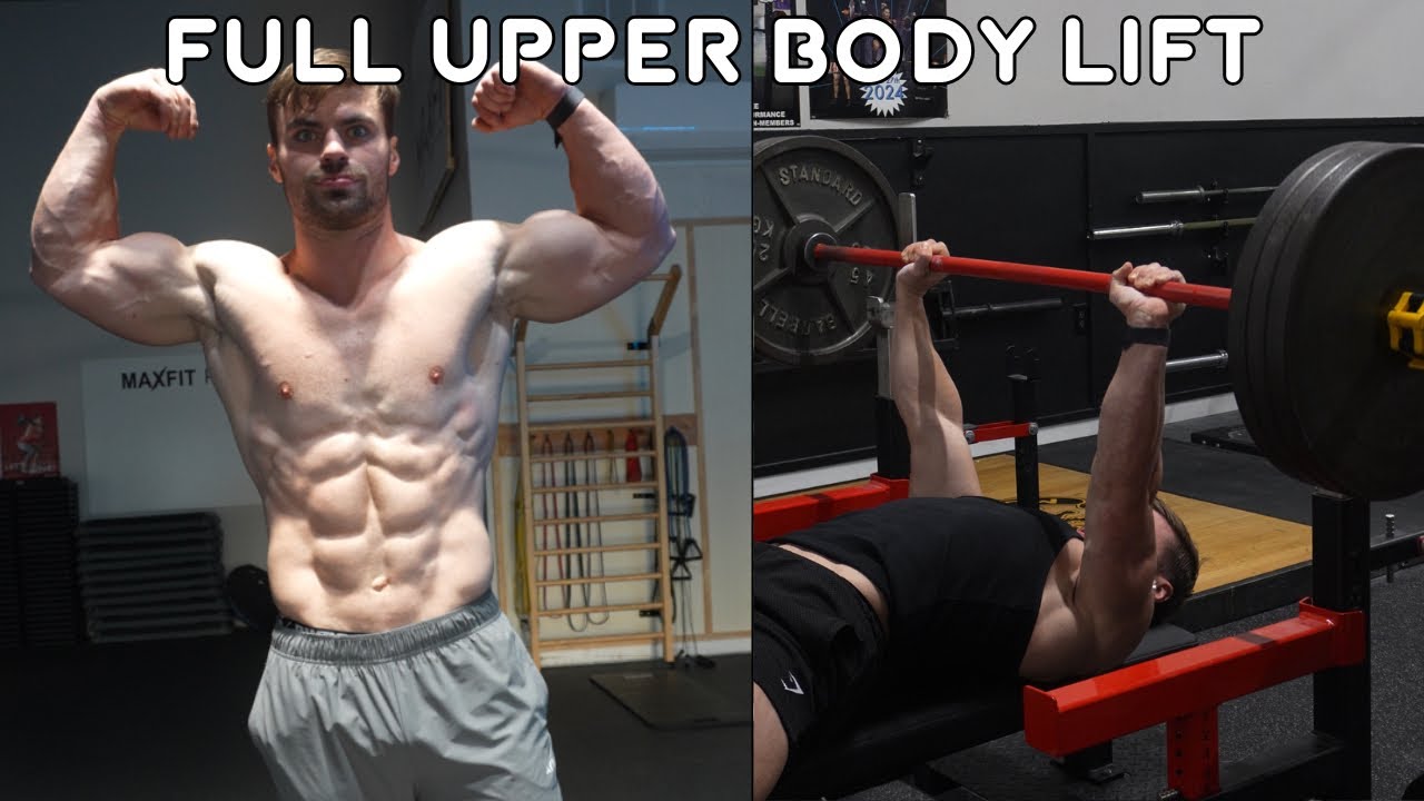 Upper Body Lift | Ab Workout | The Winter Build EP. 29 - YouTube
