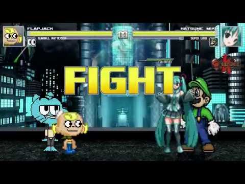 AN Mugen Request #660: Flapjack & Gumball VS Hatsune Miku & Super Luigi