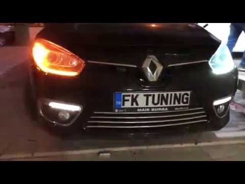 FAR TASARIMI KAYAR SİNYALLİ GÜNDÜZ LEDİ RENAULT FLUENCE | FK TUNİNG SHOP