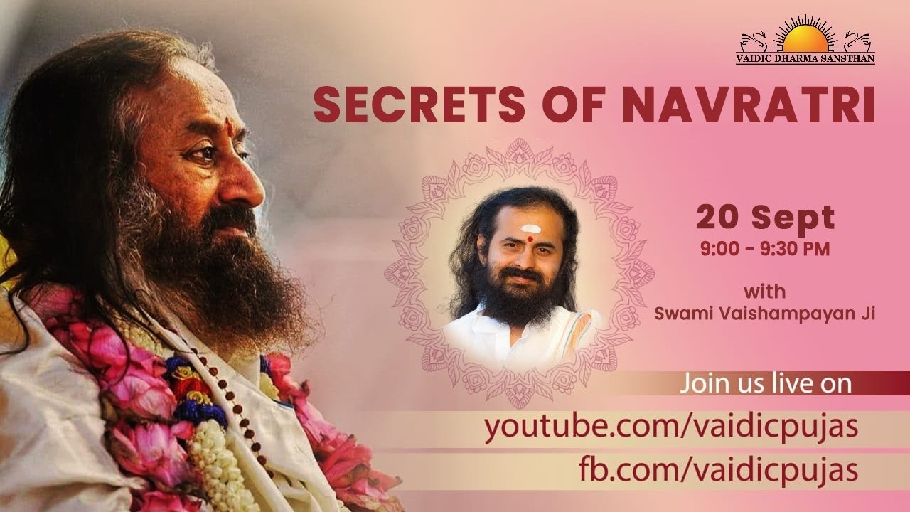 Secrets of Navratri with Swami Vaishampayan ji - YouTube