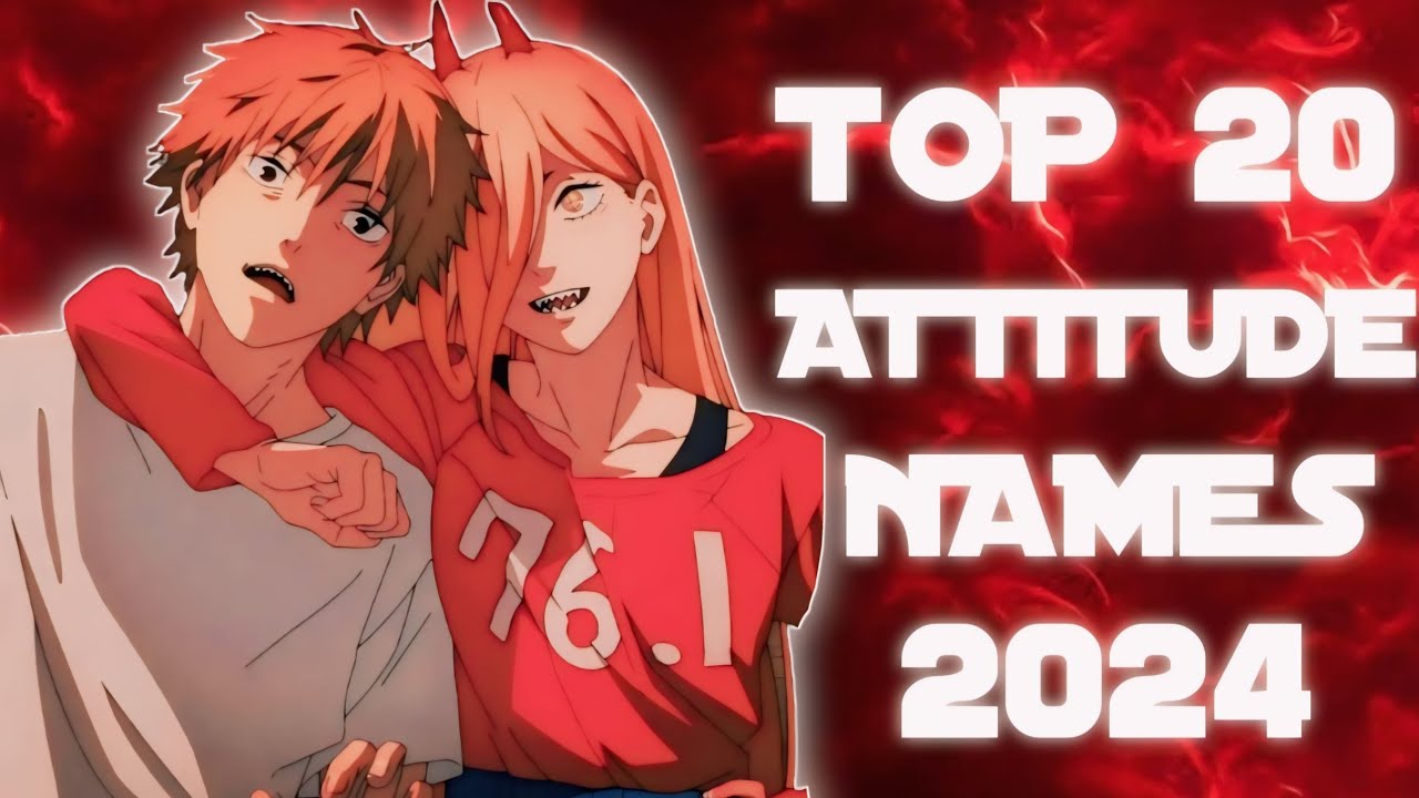 Top 20 Attitude Names For Free Fire | Top 20 Unique Names For Free Fire ...